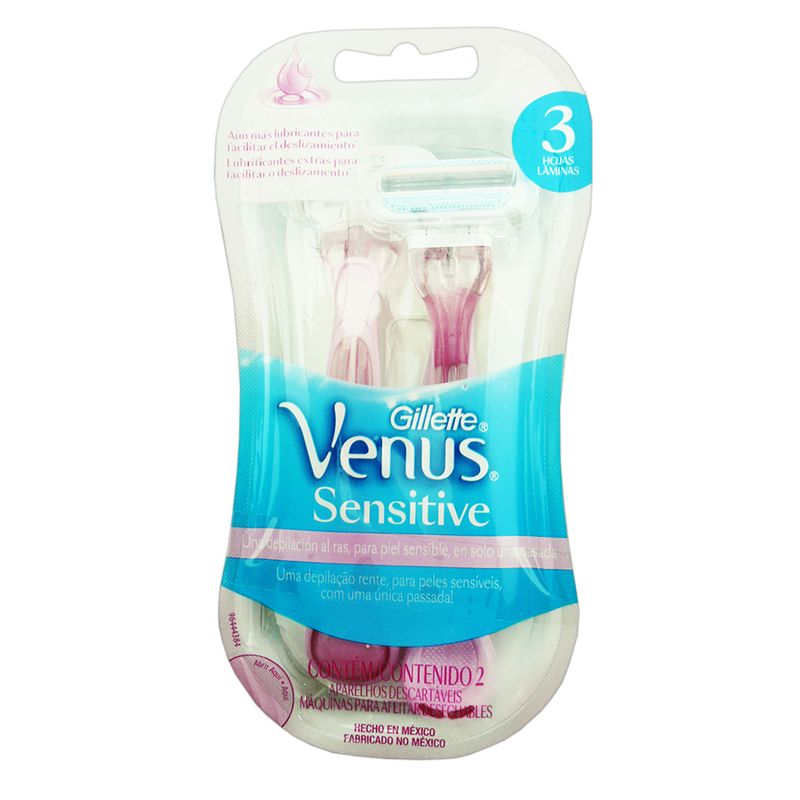 Maquina para afeitar gillette venus mujer sensitive 2 un - La Colonia