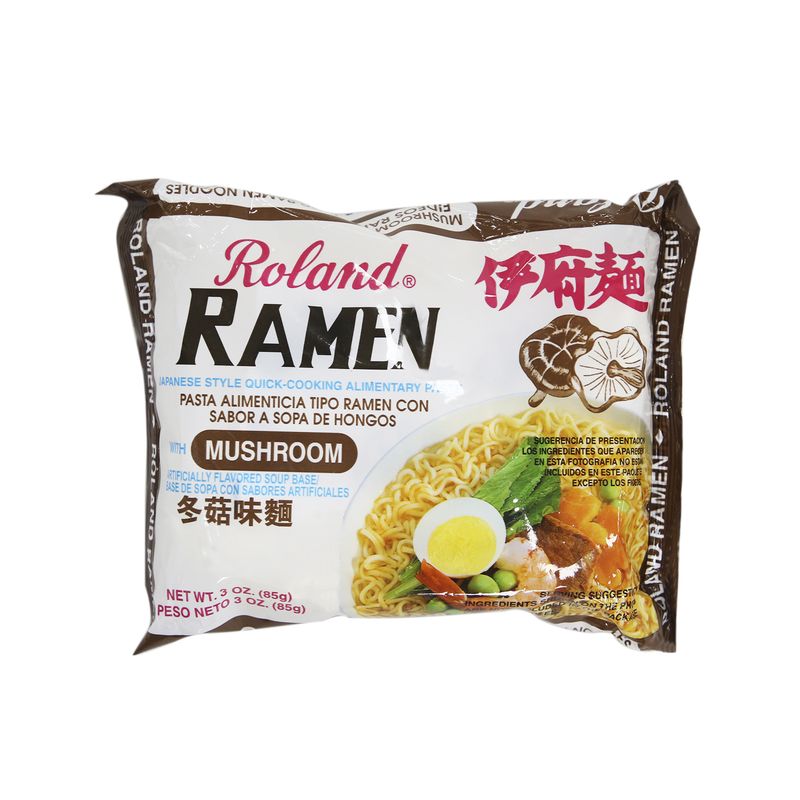 Ramen roland de hongos 3.5 oz