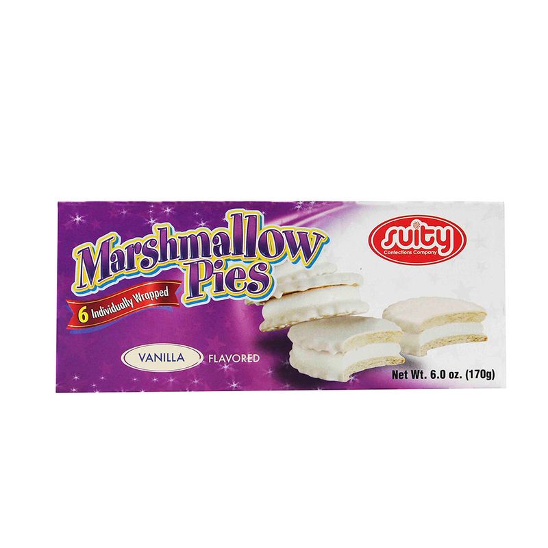 Galleta suity marshmallow pies/ vainilla 6 un