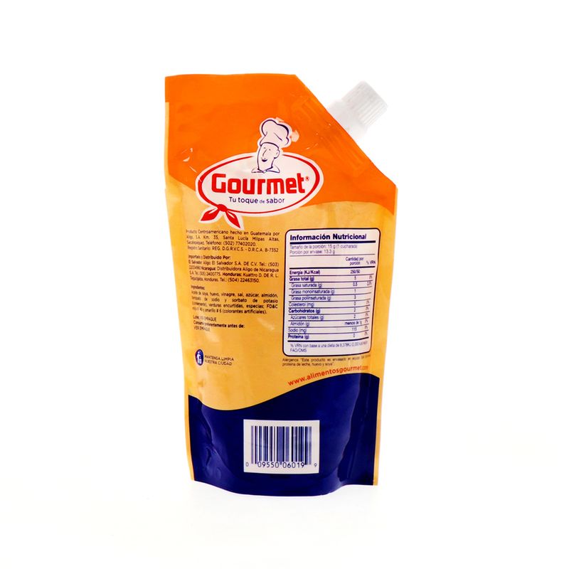 Aderezo para sandwich gourmet 200 gr - La Colonia