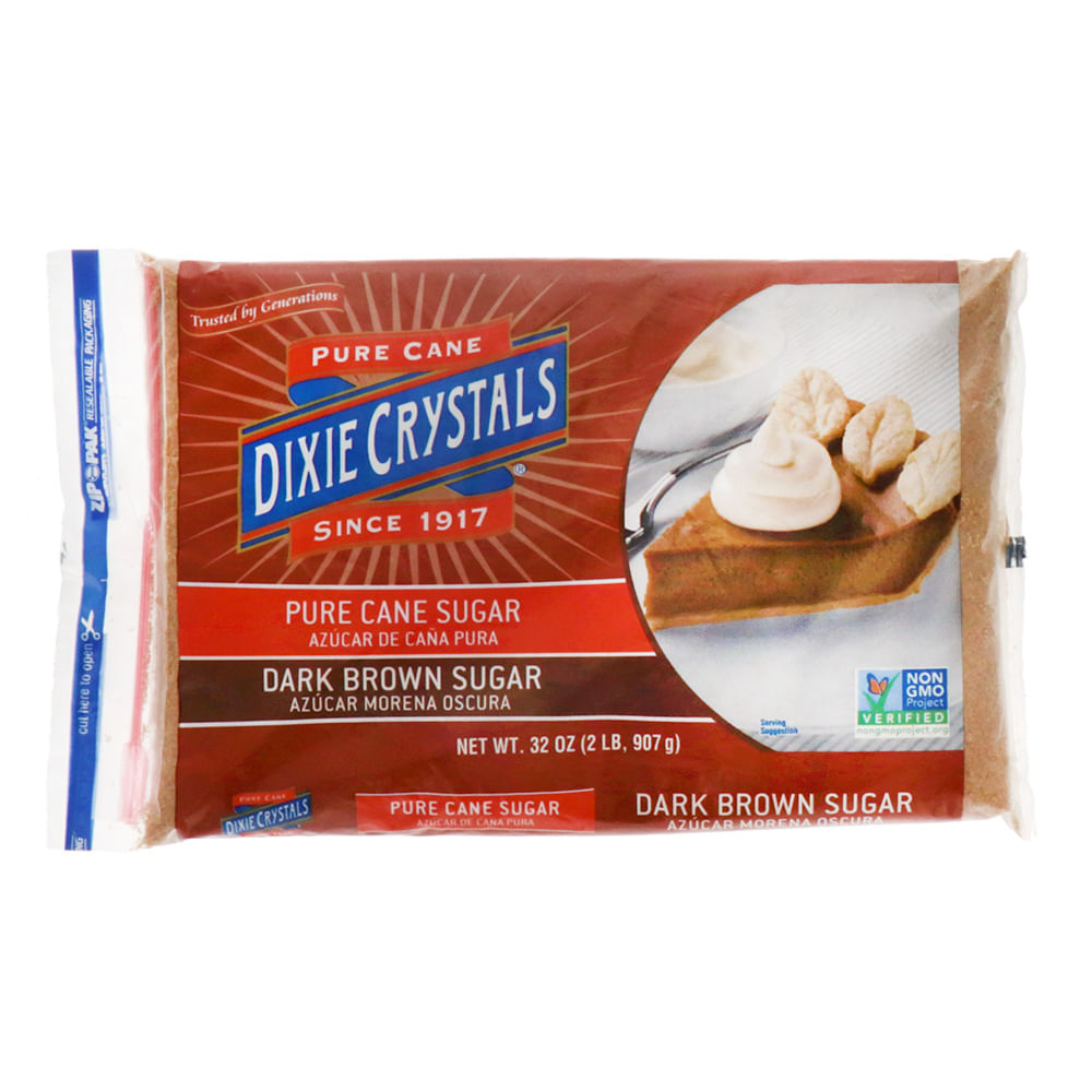Azúcar Morena Dixie Crystal Oscura 2 Lb