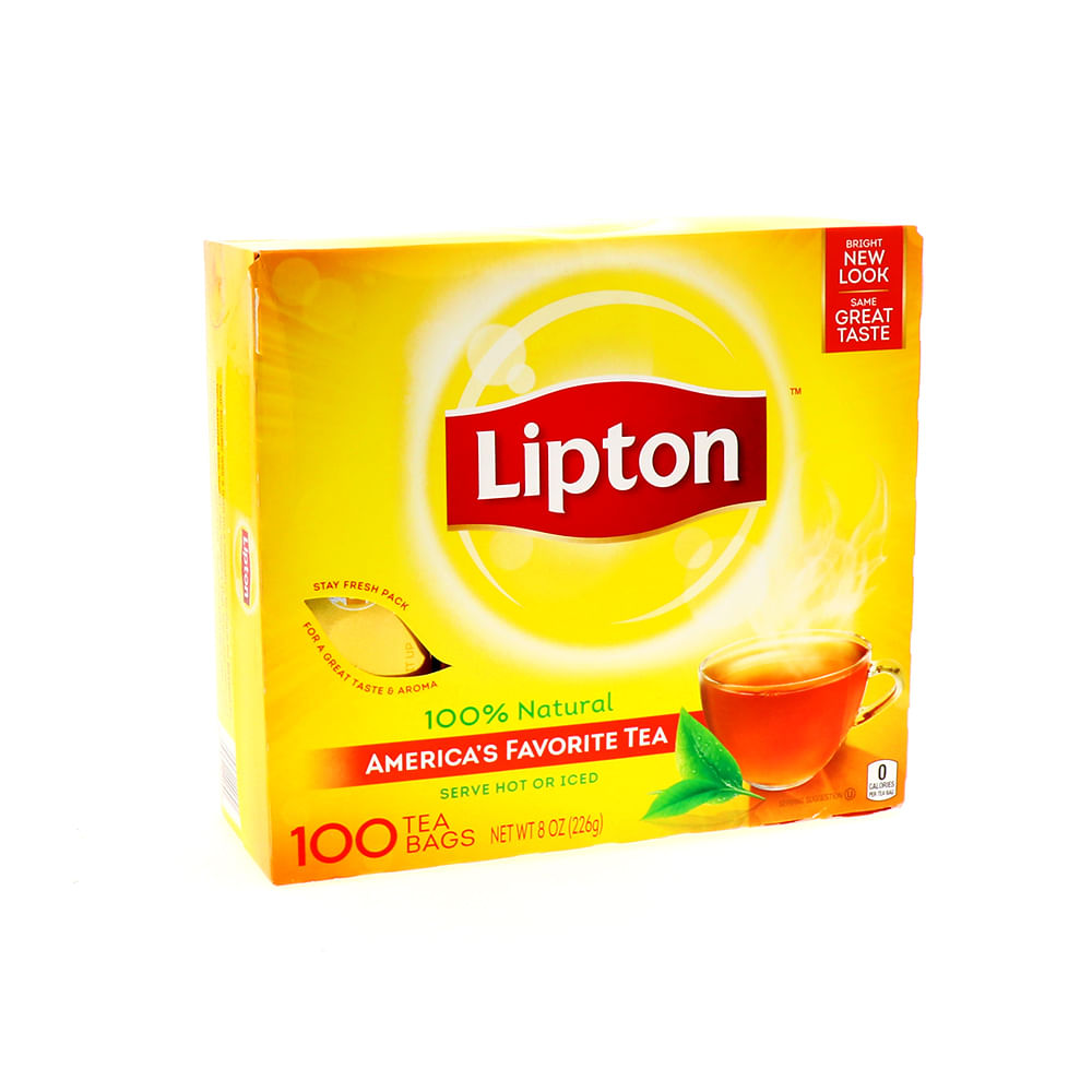 Infusión de Te Lipton 100 Un
