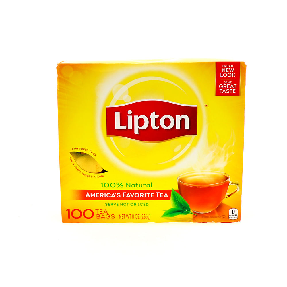 Infusión de Te Lipton 100 Un