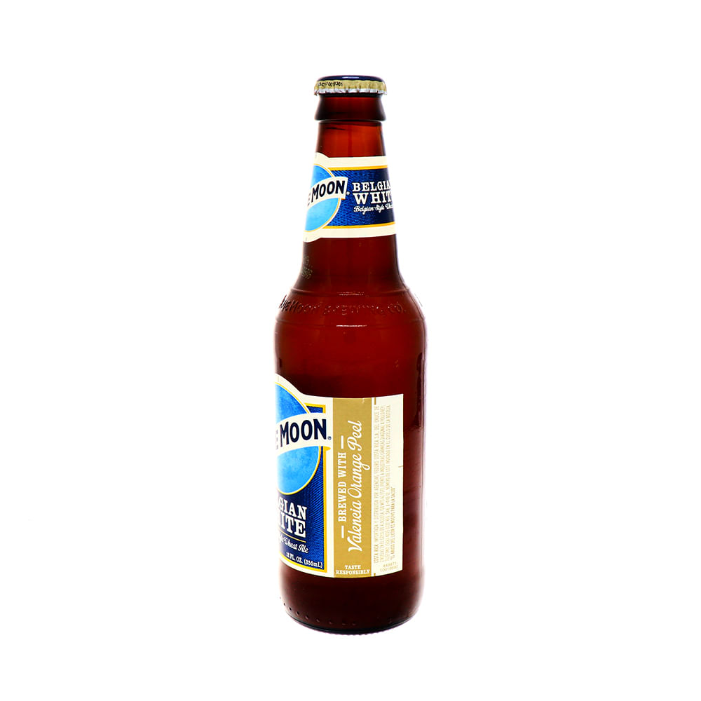 Cerveza blue moon belgian white botella 12 oz