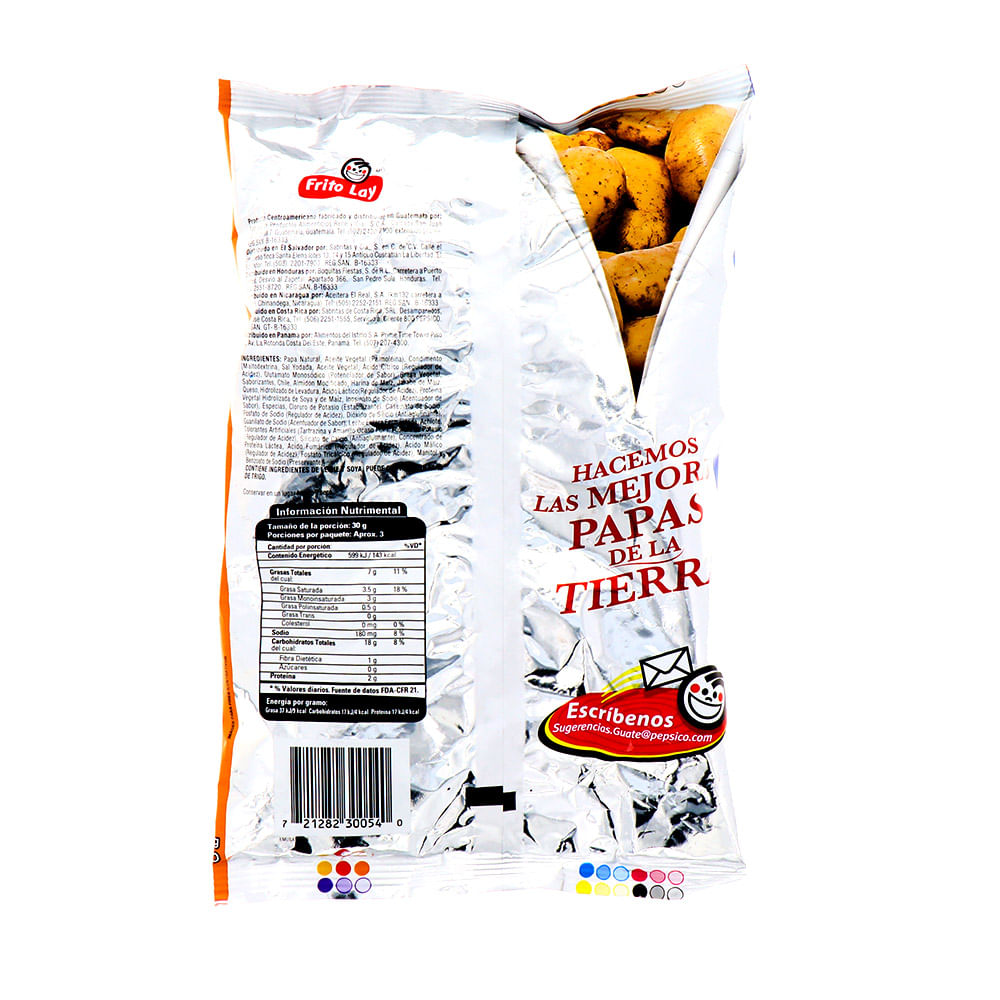 Papas Lays Max Queso 80 Gr