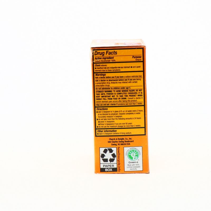 Soda arm & hammer para hornear 1 lb