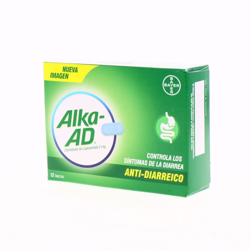 Pastillas Alka-Ad Anti-Diarreico 12 tab