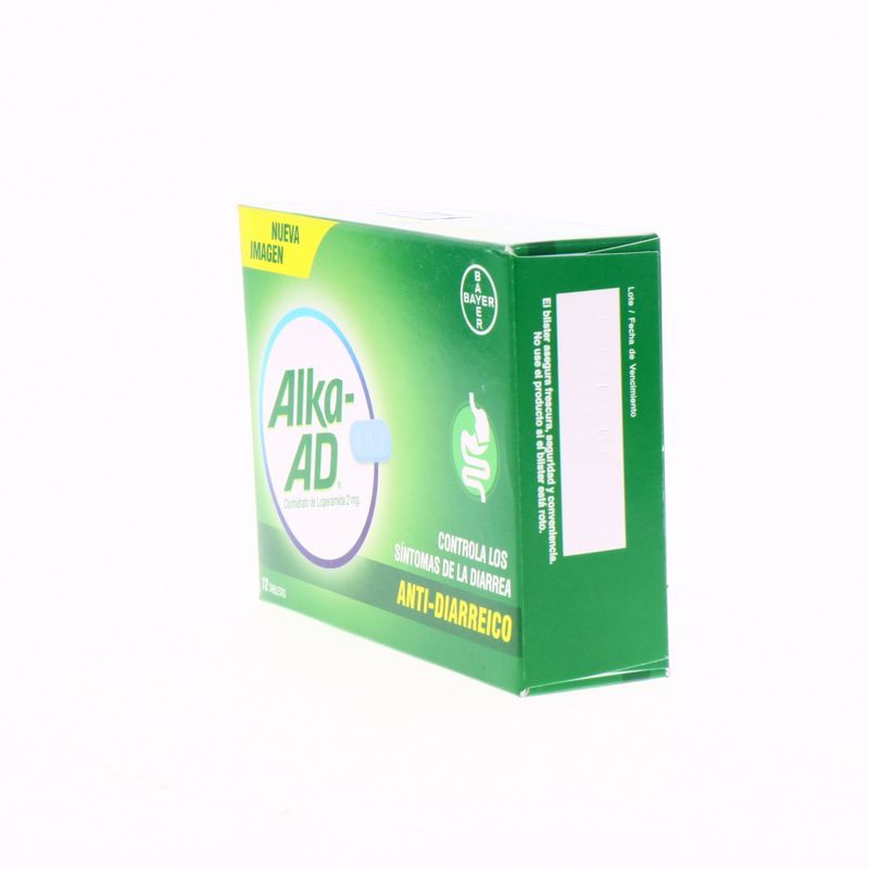 Pastillas Alka-Ad Anti-Diarreico 12 tab