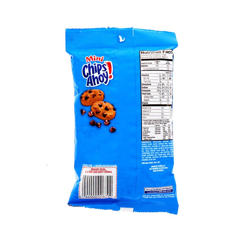 Galletas Nabisco Chips Ahoy Mini 3Oz - La Colonia