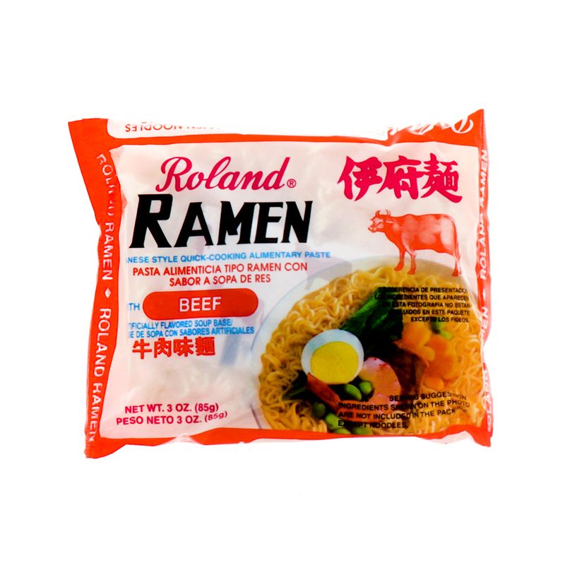 Ramen Roland Con Sabor A Res 3 Oz