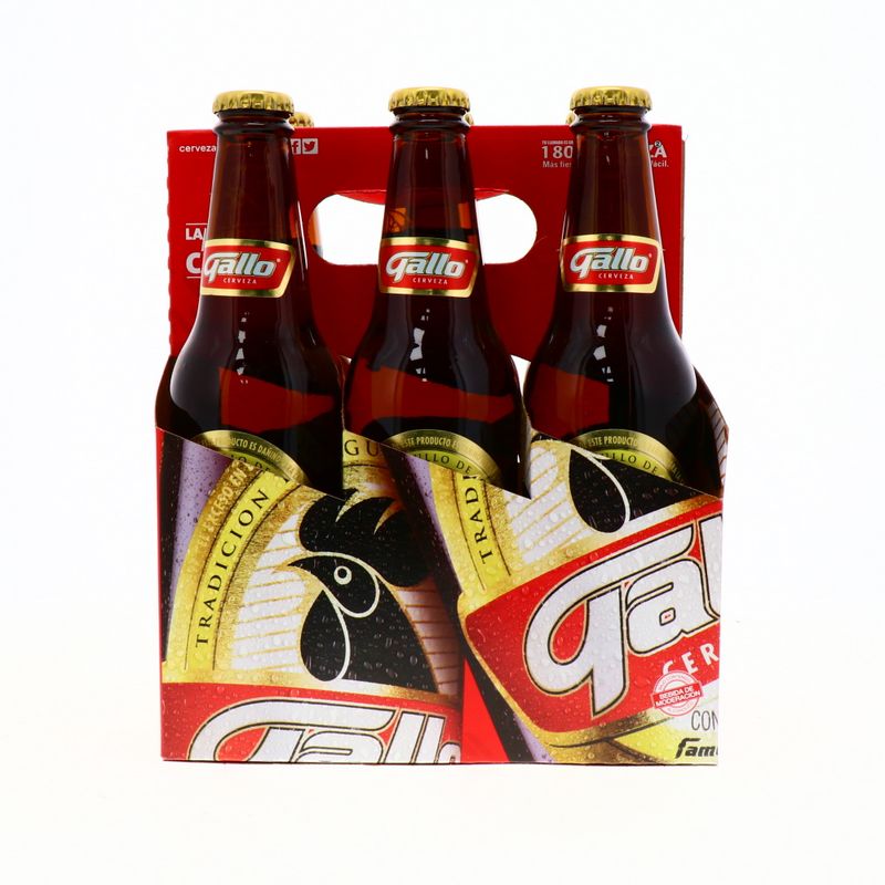 Cerveza gallo botella 6 pack 350ml - La Colonia
