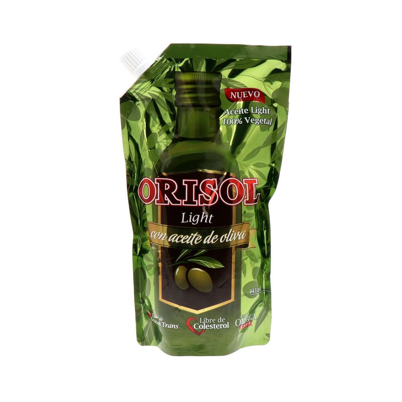 Aceite orisol oliva light doy pack 443 ml - La Colonia
