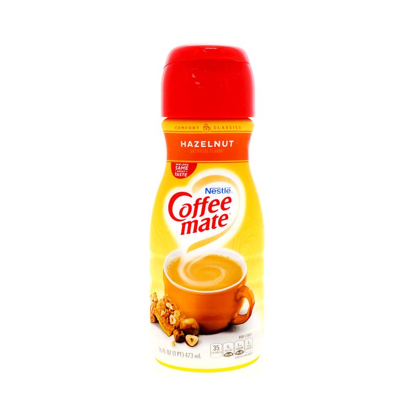 Cremora Líquida nestle coffee mate hazelnut 16 oz