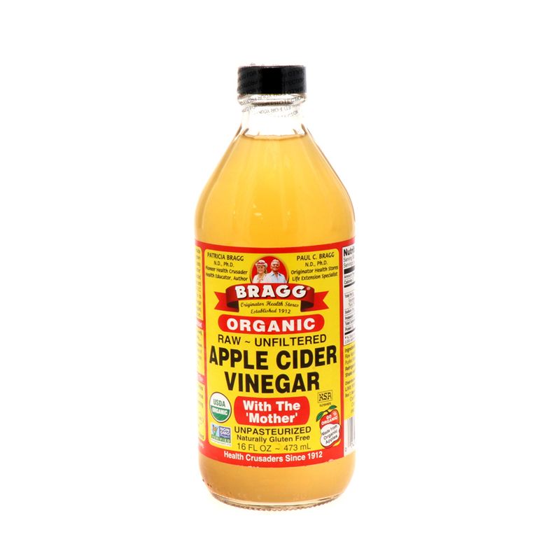Vinagre organico bragg de manzana 16 oz