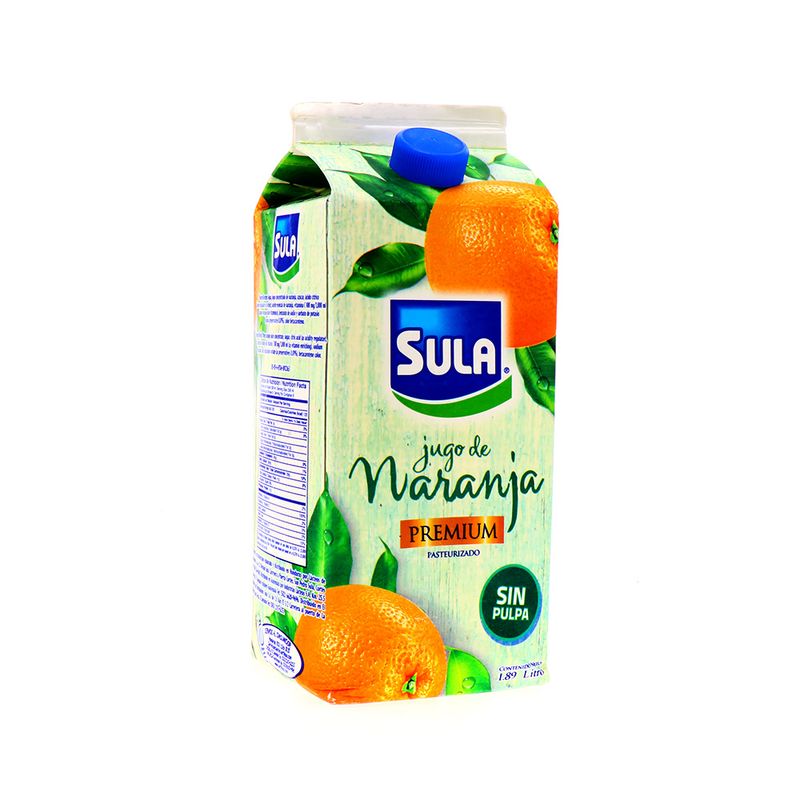 Jugo sula de naranja premium sin pulpa 1.89 lt - La Colonia