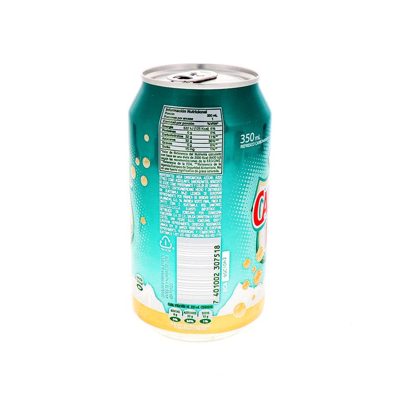 Refresco canada dry ginger ale lata 12 oz