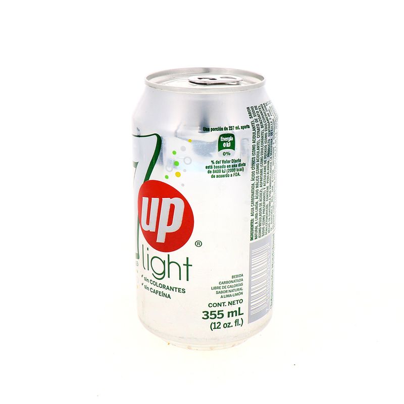 Refresco 7up light en lata 12 oz