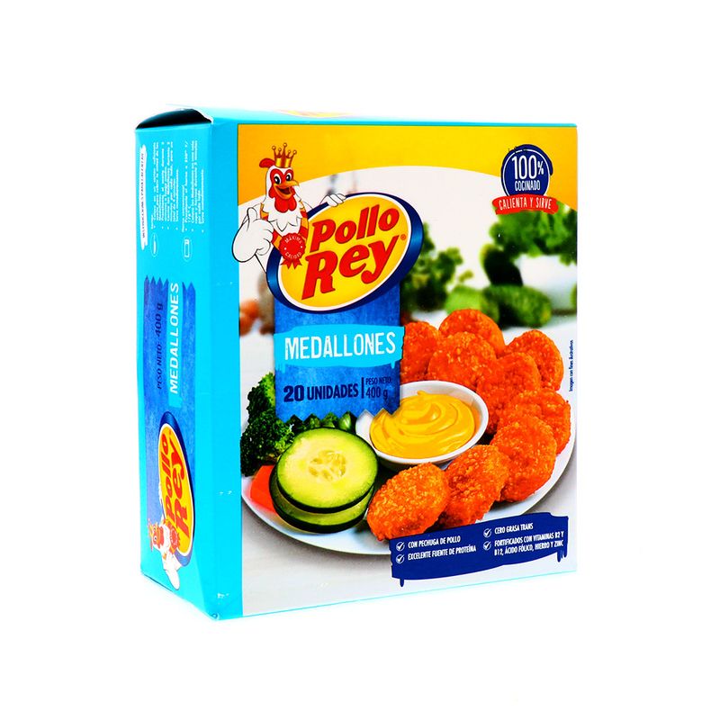 Medallones de pollo rey 400 gr