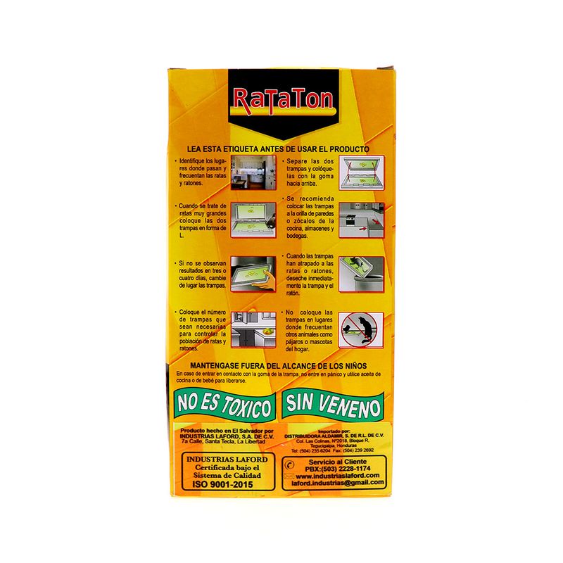 Trampa rataton para ratones 150 gr