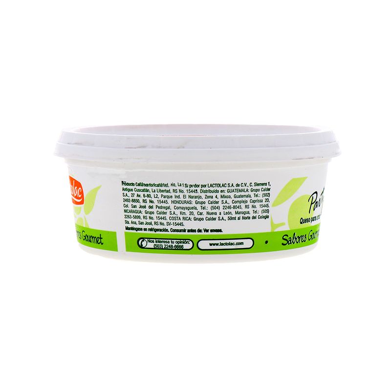 Dip de queso lactolac con chile chipotle 230 gr