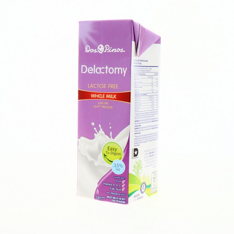 Leche deslactosada dos pinos delactomy 1 lt - La Colonia