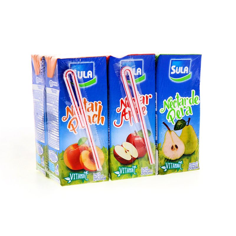 Jugos sula 6 pack mixto 200 ml
