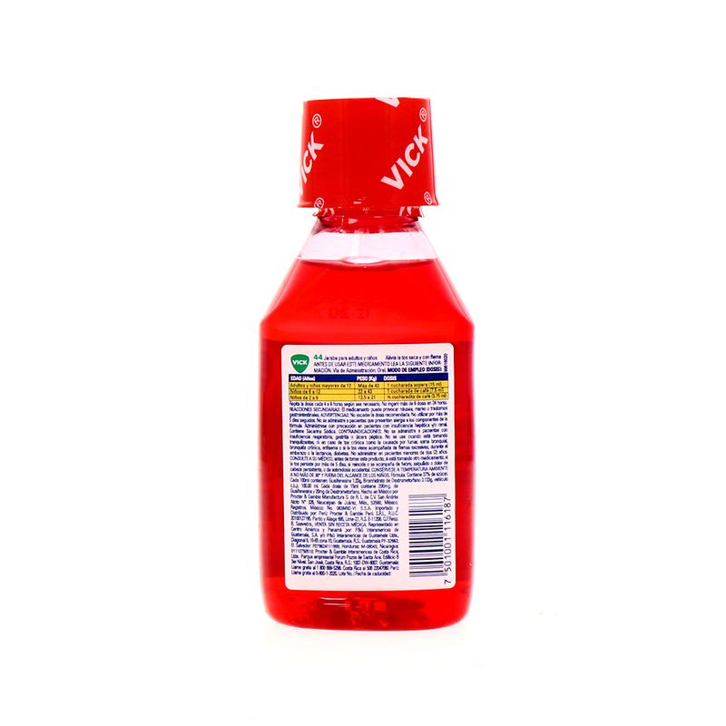 Jarabe vick alivia la tos sabor cereza 120 ml - La Colonia