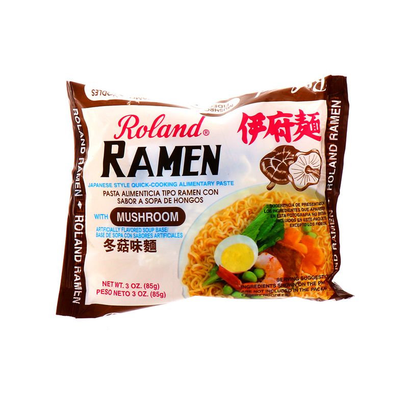 Ramen roland de hongos 3.5 oz