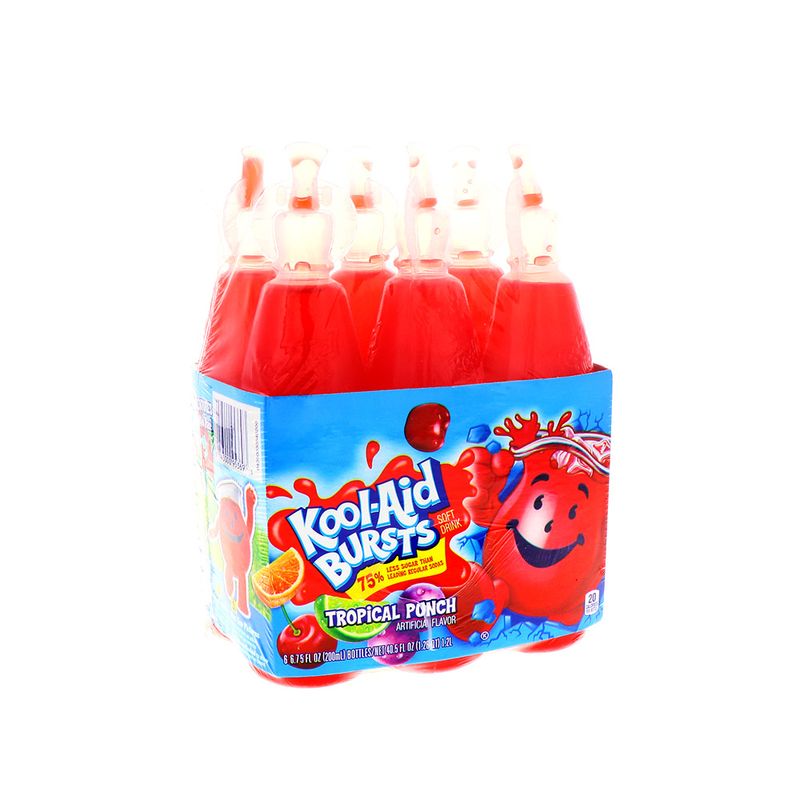 Jugos Kool Aid Bursts de Ponche Tropical 40.5 Oz - La Colonia