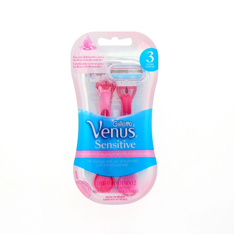 Maquina para afeitar gillette venus mujer sensitive 2 un - La Colonia