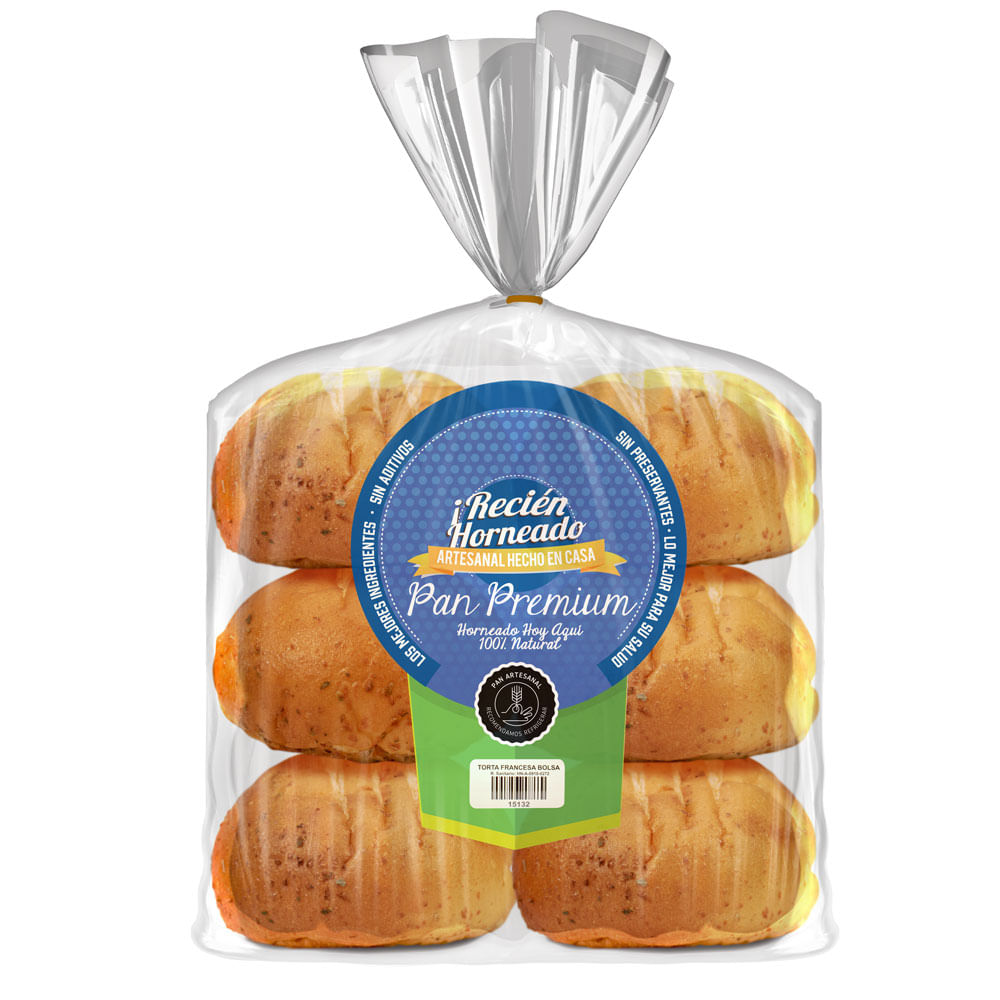 Pan Blanco Torta Francesa 6 Und Breadco