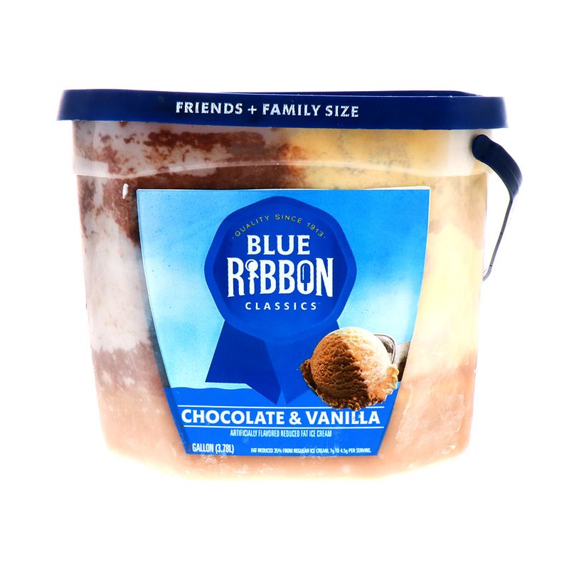 Helado Blue Ribbon Classics Chocolate&Vainilla 128 Oz - La Colonia