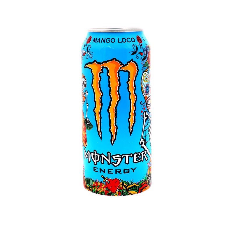 Bebida Energizante Monster Mango Loco Lata 473 Ml
