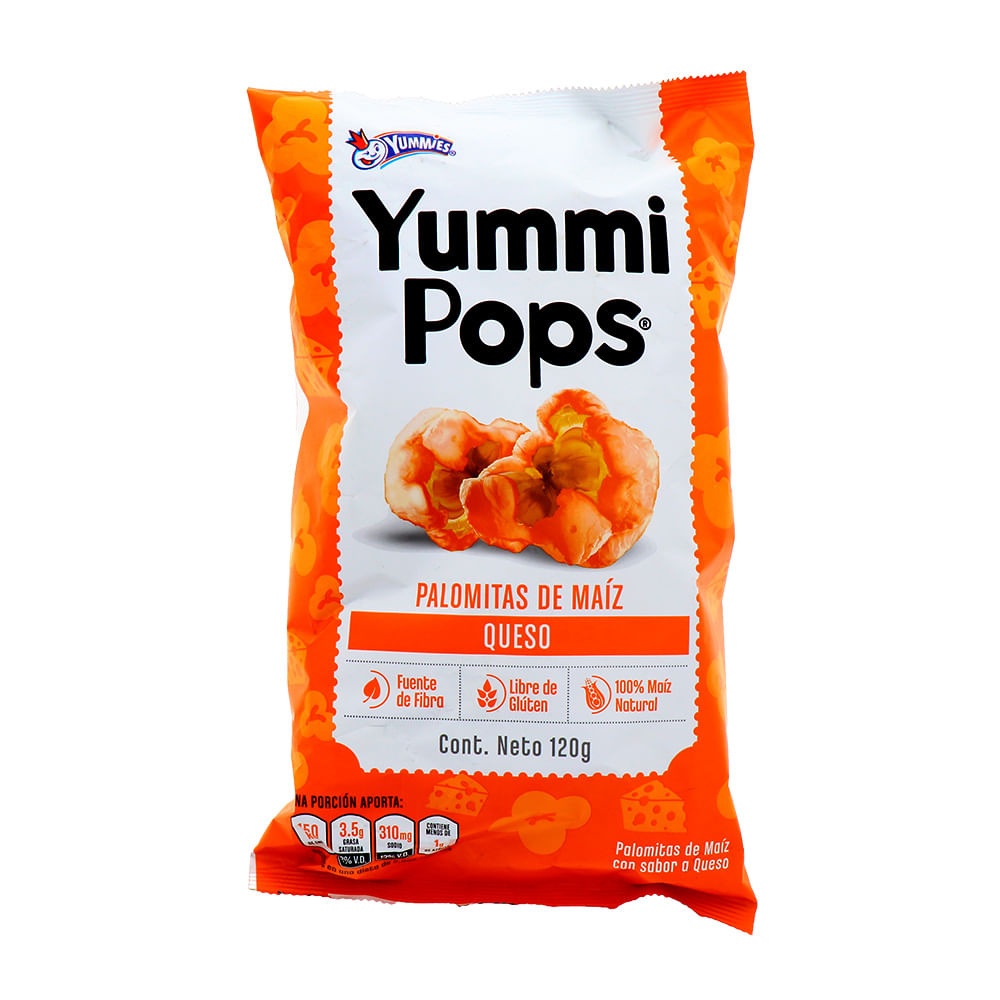 Palomitas De Maiz Yummies Yummi Pops Queso 120 Gr