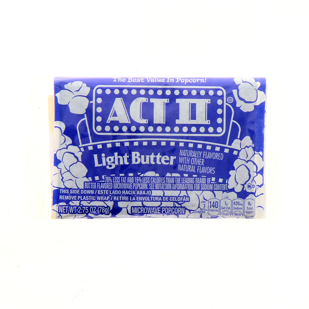 Palomitas Aci Ii Light Butter 2.75 Oz