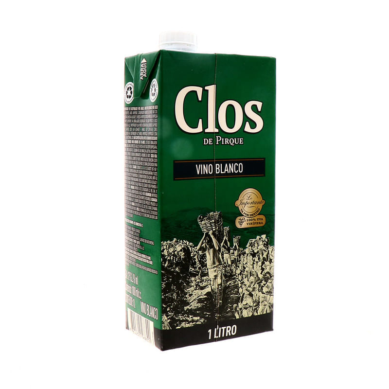 Vino blanco clos de pirque 1 lt