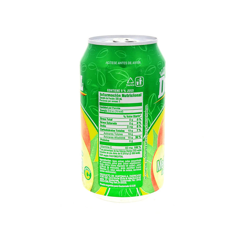 Bebida Con Jugo Ducal De Melocoton 330 Ml