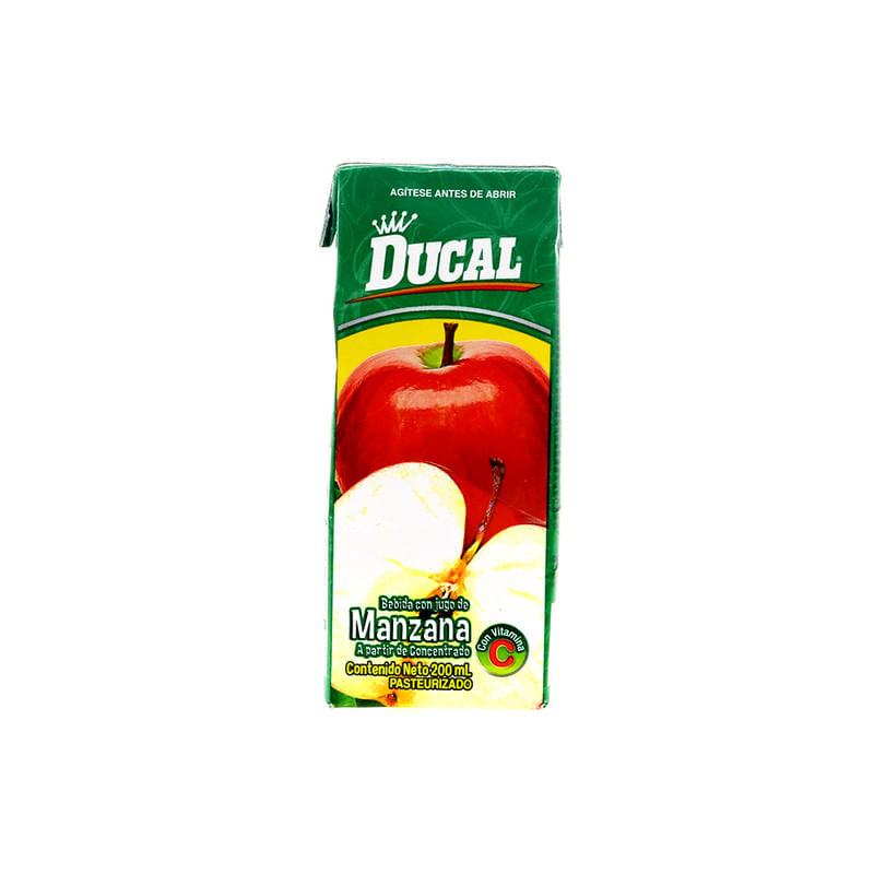 Bebida Con Jugo Ducal De Manzana 200 Ml