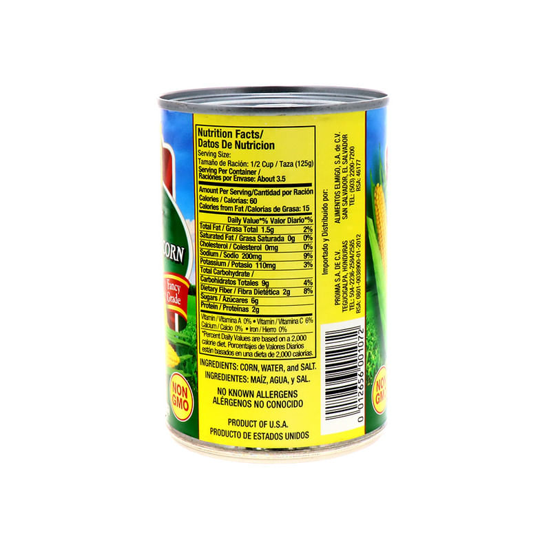 Maiz Dulce Elmigo En Grano Lata 425 Gr Maiz Dulce Elmigo En Grano Lata 425 Gr