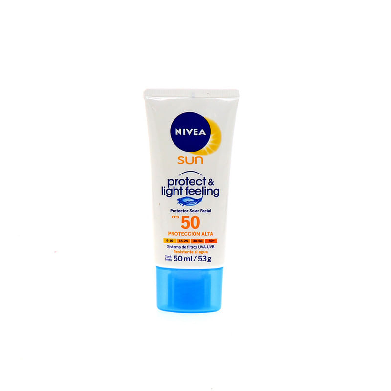 Bloqueador Nivea Sun Lf Facial F50 50 Ml