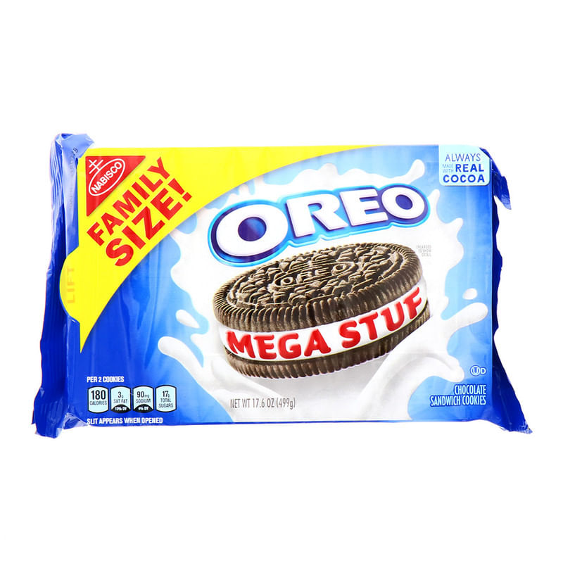 Galletas Oreo Mega Stuf 17.6 Oz