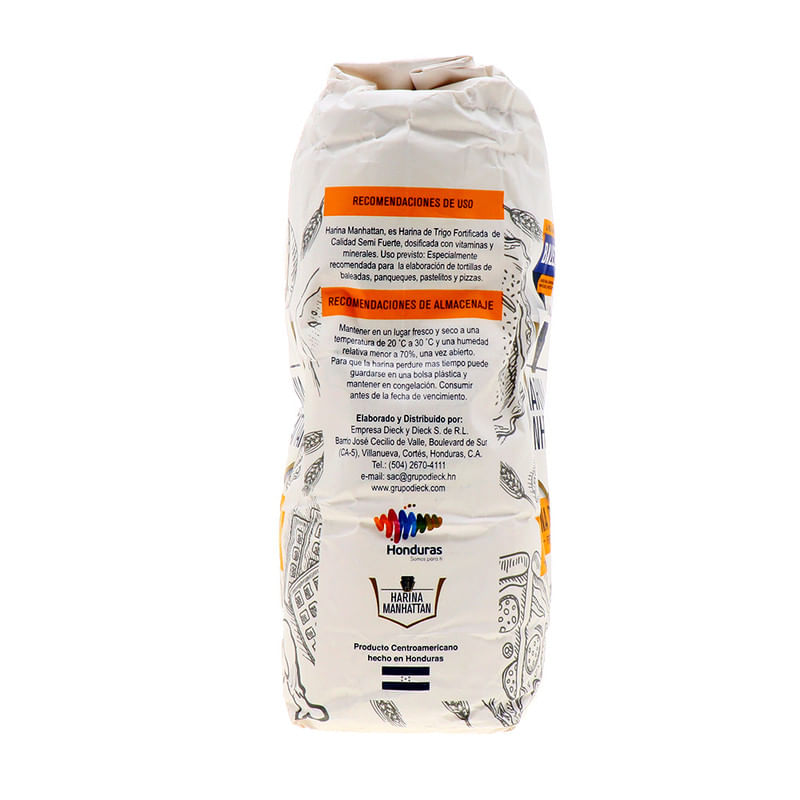 Harina De Trigo Manhattan Fortificada 5 Lb