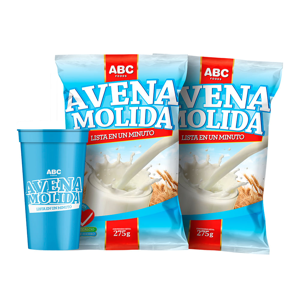 Avena Abc Molida 550Gr Pack 2 Un