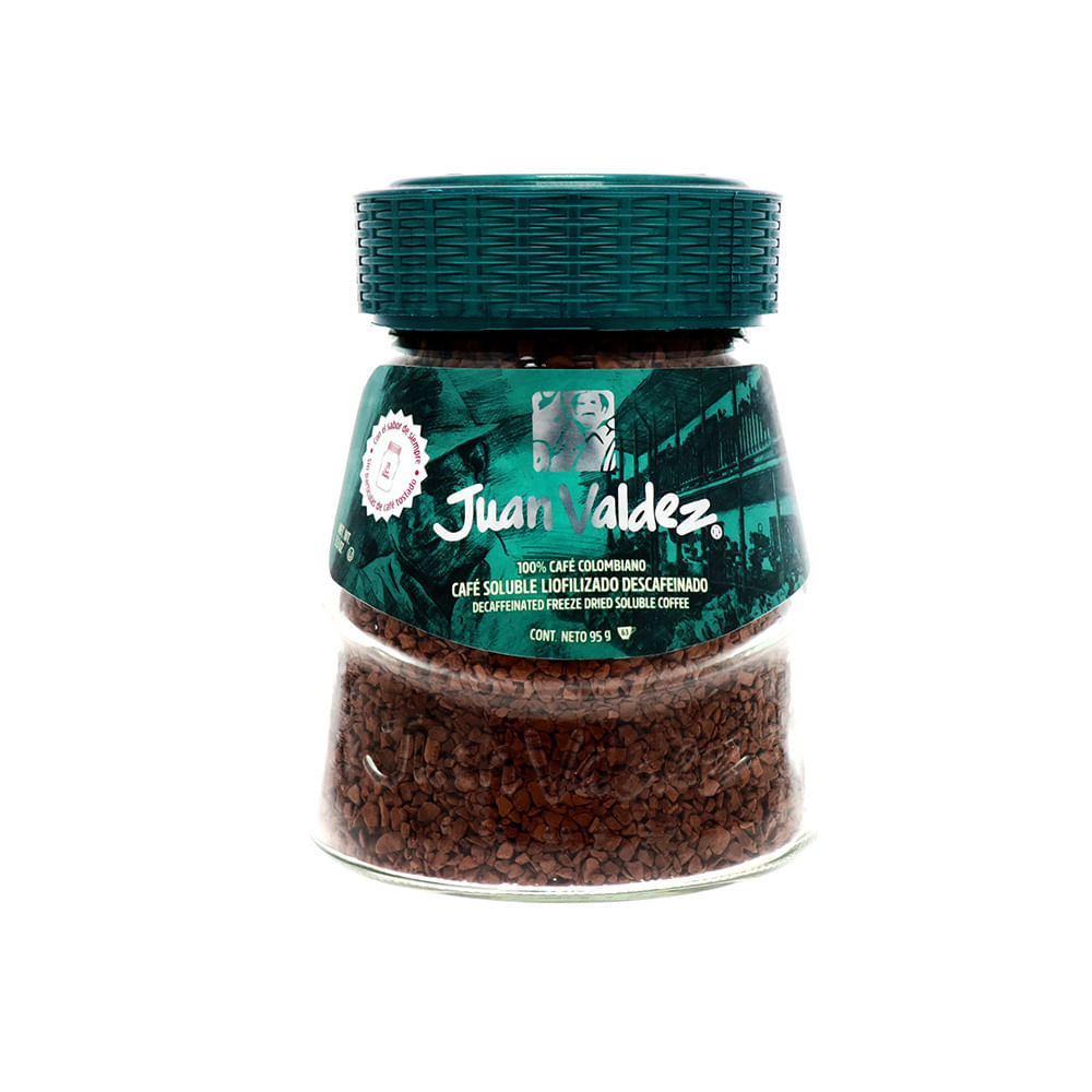 Café juan valdez instantaneo descafeinado 95 gr Café juan valdez instantaneo descafeinado 95 gr