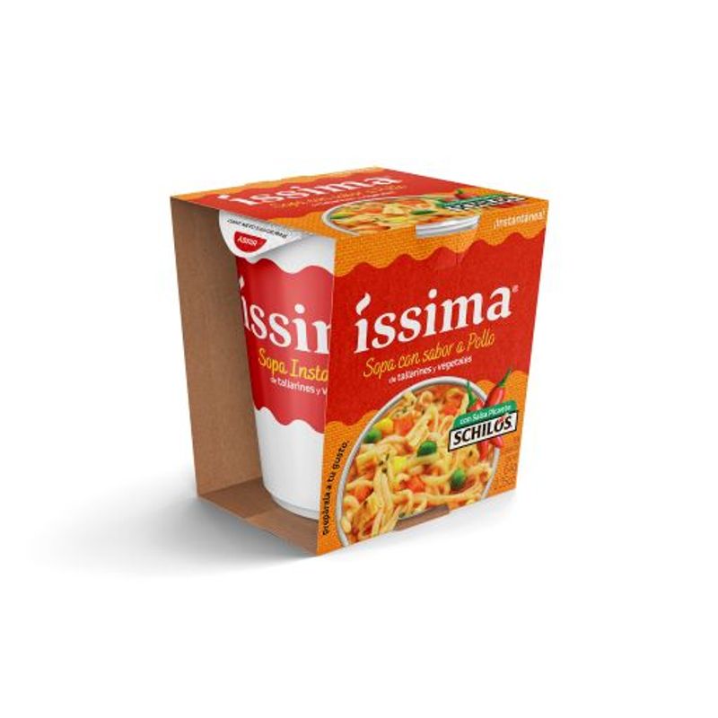 Sopa issima pollo con salsa picante 64 gr