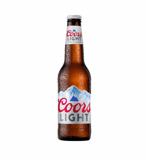 Cerveza coors light botella 12 oz
