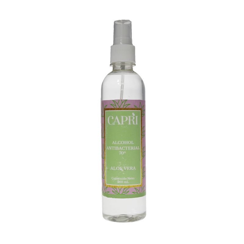 Alcohol Capri Antibacterial Aloe Vera 260 Ml