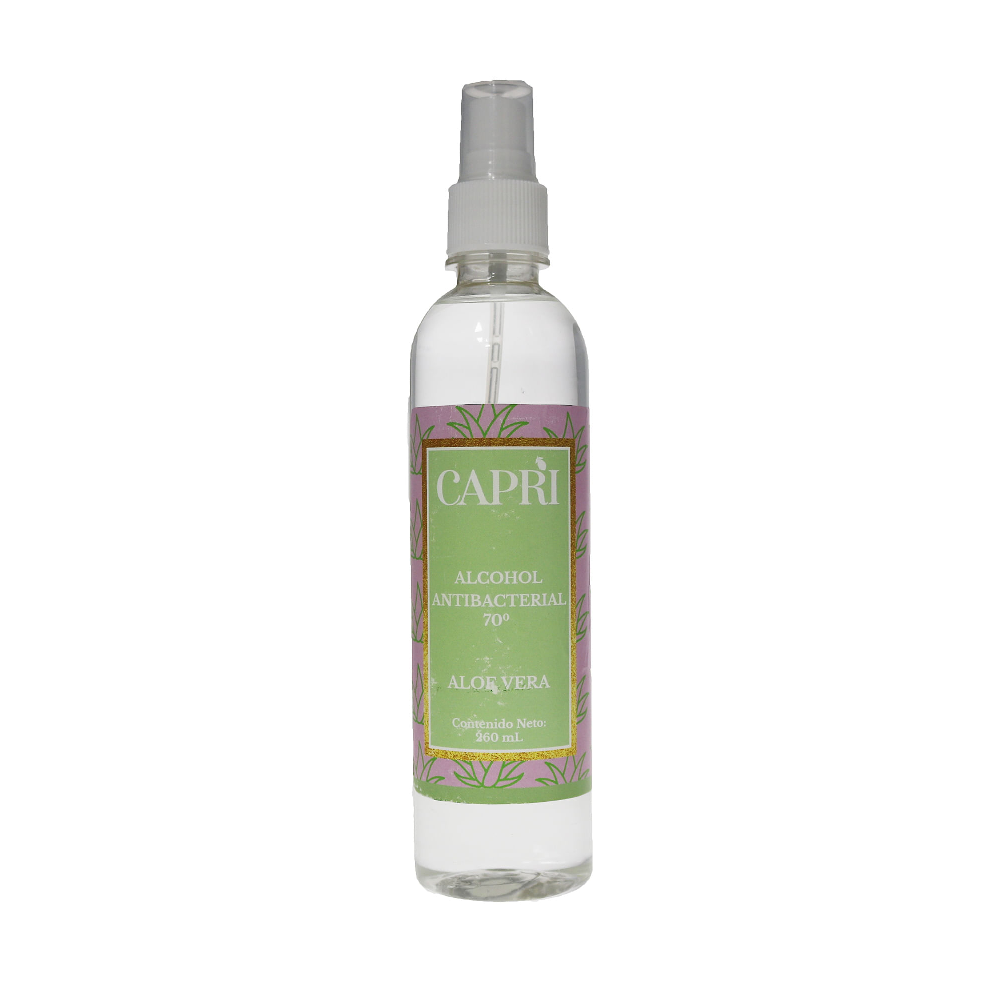 Alcohol Capri Antibacterial Aloe Vera 260 Ml
