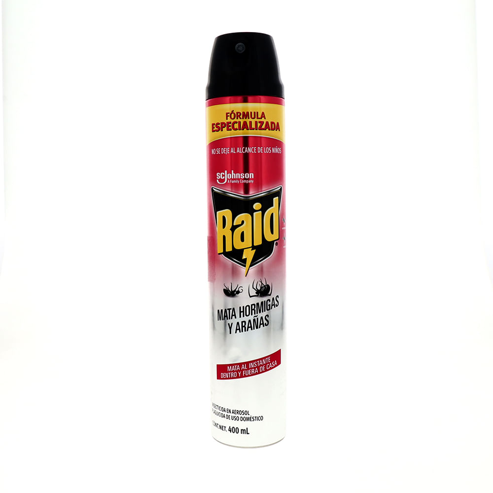 Insecticida Raid Mata Hormigas Y Arañas 400 Ml