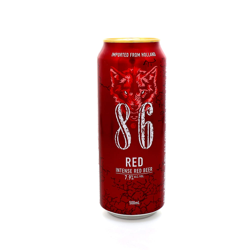 Cerveza 8.6 Red Lata 500 Ml